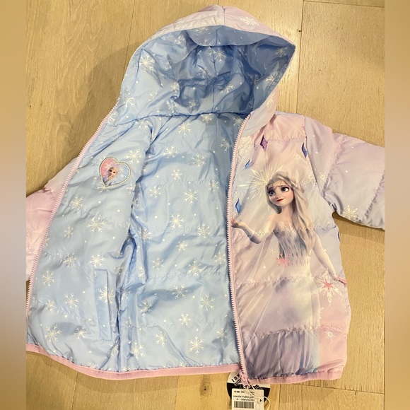 Disney | Jackets & Coats | Disney Frozen Reservable Jacket Brand New ...